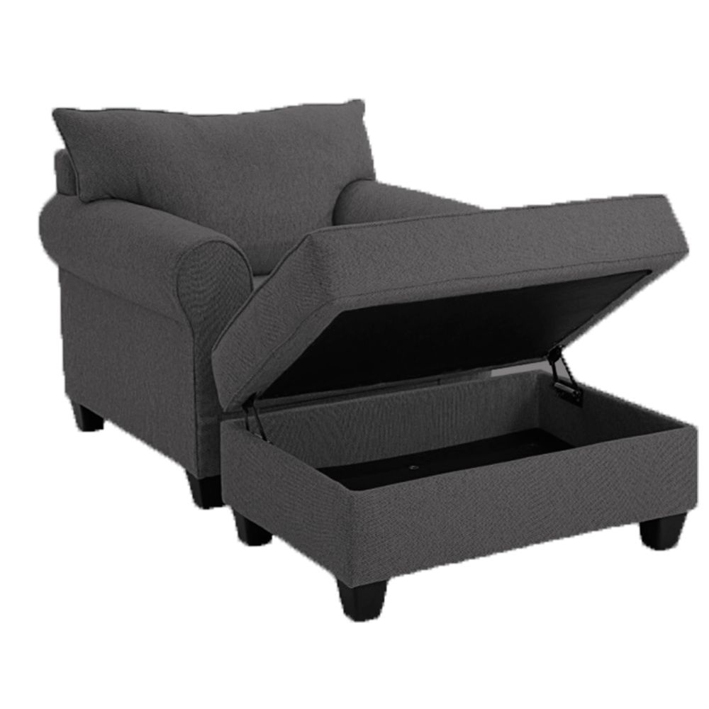 Sillon Praga mas Bamqueta Baul Mallma Deco plomo | plazaVea - plazaVea