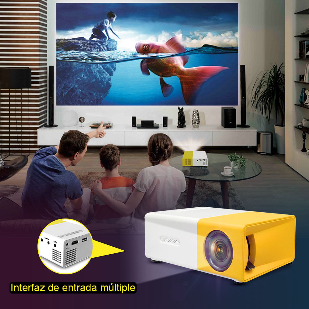 Mini Proyector Portatil Led | plazaVea - plazaVea