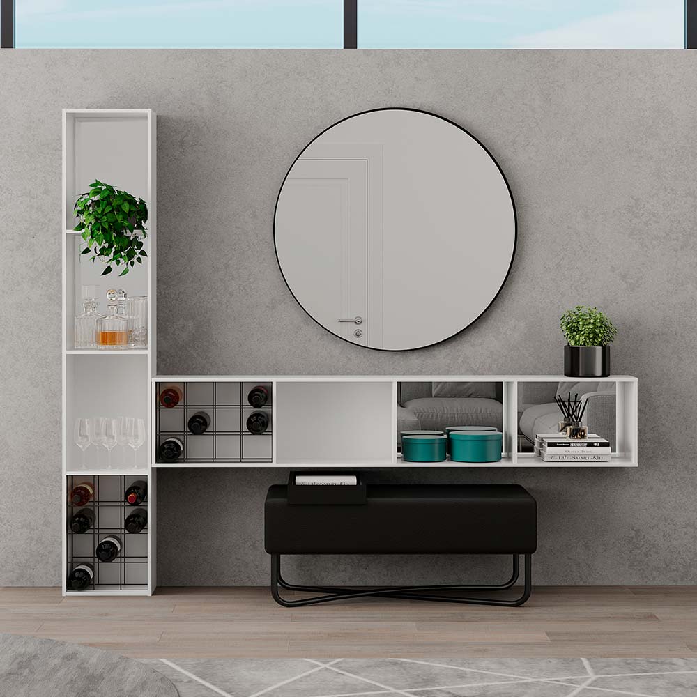 Estante Bar Modular 175cm Blanco | plazaVea - plazaVea