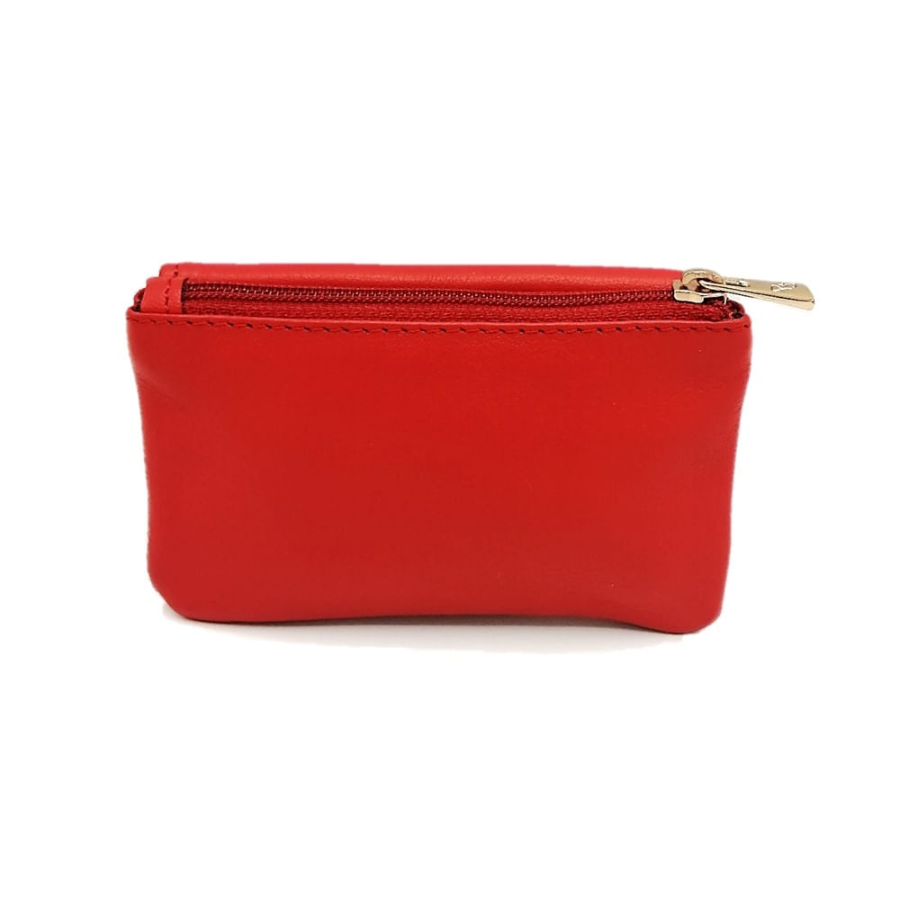 Monedero Mujer 100 Cuero en Rojo Perry Jhan | plazaVea - plazaVea