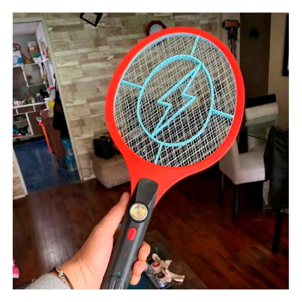 Matamosca Raqueta Recargable Rojo | plazaVea - plazaVea