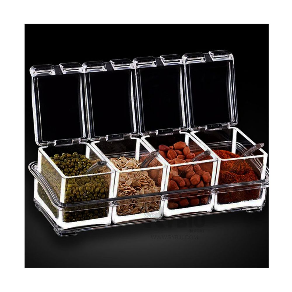 Condimentero Salero Azucarera 4 Compartimientos | plazaVea - plazaVea