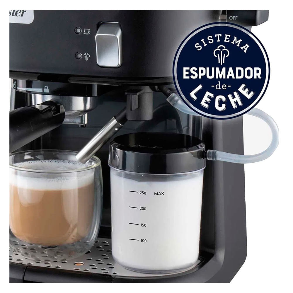 Cafetera Oster Para Espresso Y Capuccino De 1170 Watts Con 15 Bares ...