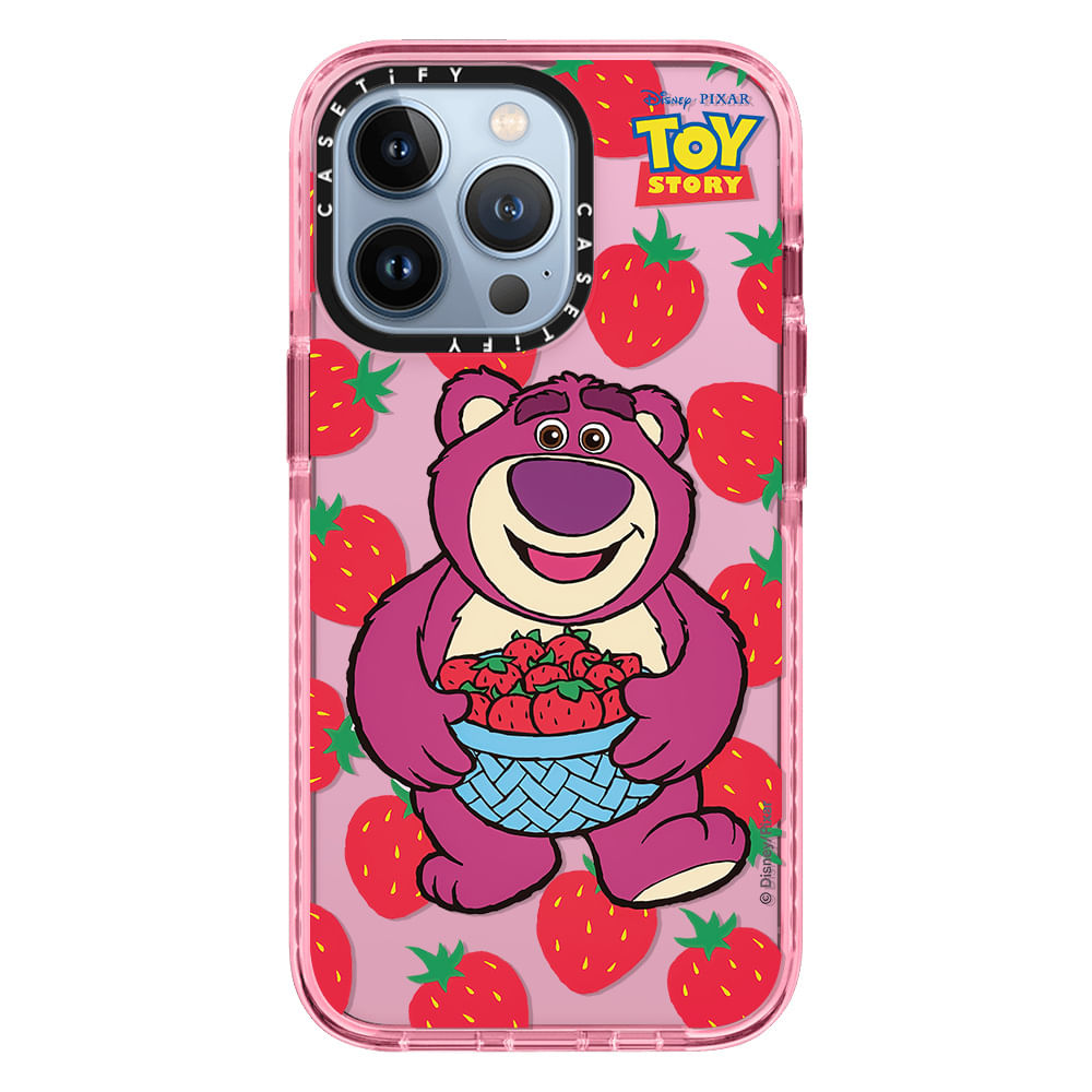 Case ScreenShop Para iPhone 13 Toy Story Oso Lotso Rosa Casetify ...