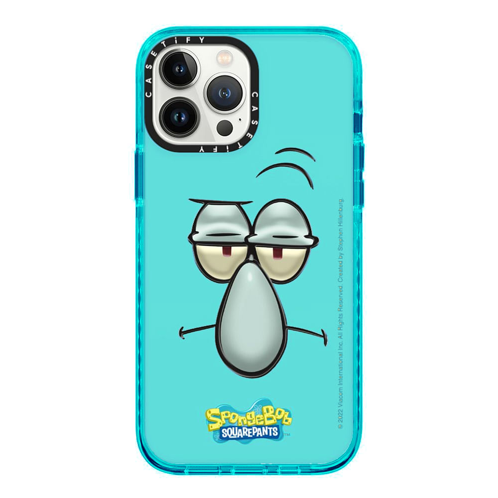 Case ScreenShop Para iPhone 13 Mini Bob Esponja Calamardo Azul ...