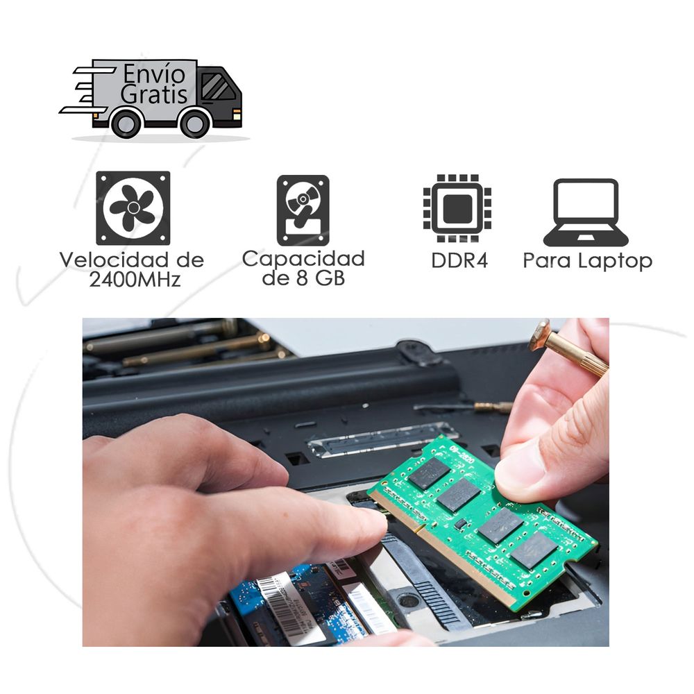MEMORIA RAM LAPTOP DDR4 2400MHZ 8GB KINGSTON | plazaVea - plazaVea