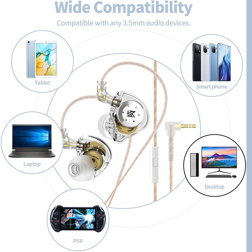 Audifonos Kz Edx Pro Con Cancelación Y Micrófono Integrado | plazaVea - plazaVea