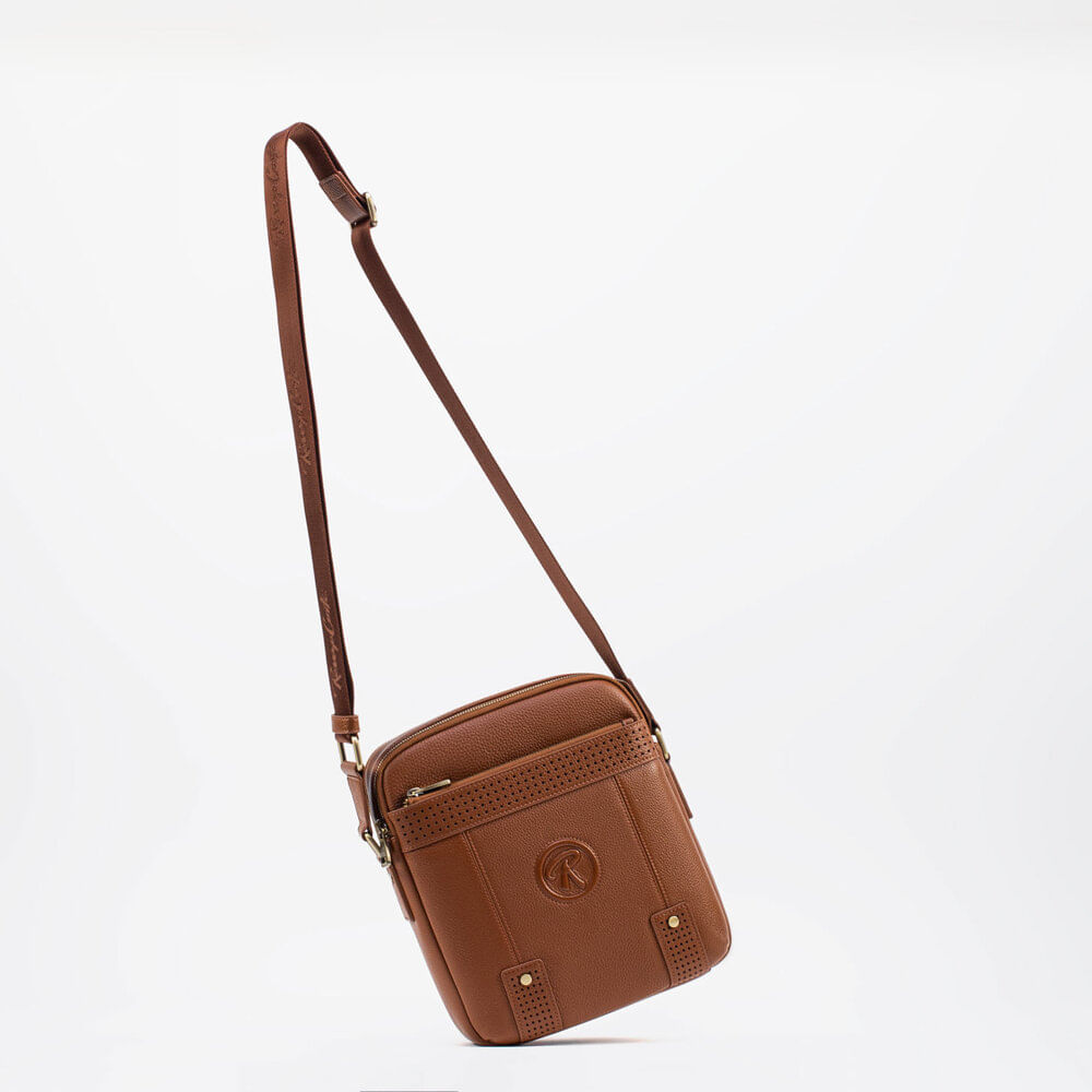 Morral para Hombre Mediano con Logo de Marca Embozado Renzo Costa Mrc ...