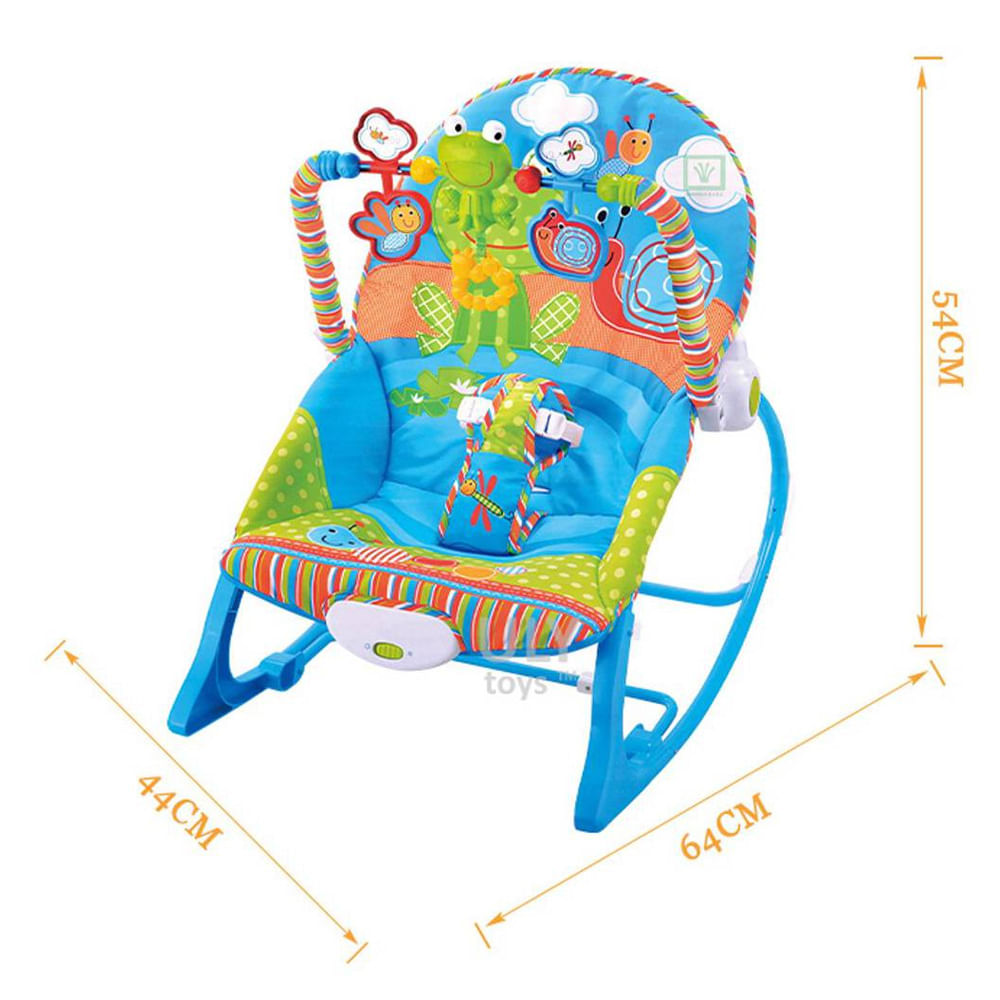 Silla Mecedora Multitoys con Vibrador Musical y Toys Niño | plazaVea ...