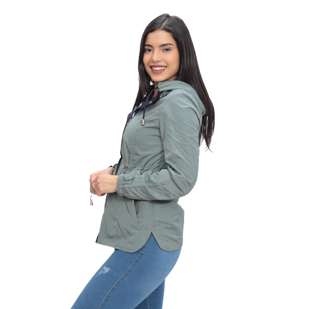 Sudadera Impermeable de Damas color Azul con Jade | plazaVea - plazaVea PRD