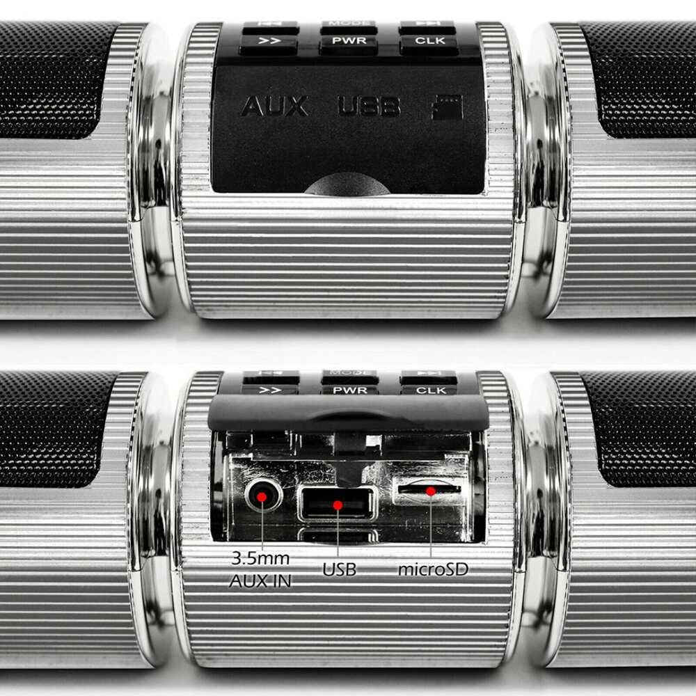 Parlante Metalico para Moto Bluetooth Radio Mp3 Usb Negro | plazaVea ...