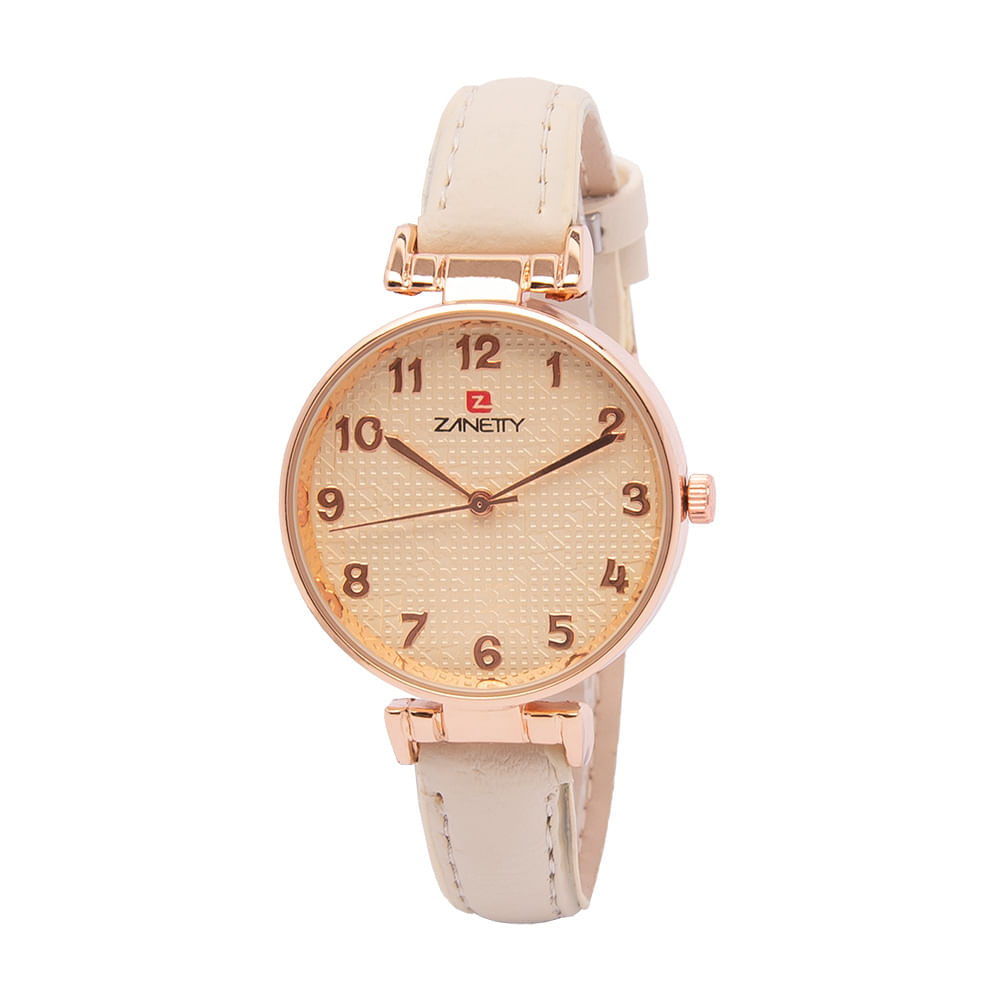 Reloj Zanetty 2Z151 Analógico Color Crema | plazaVea - Supermercado