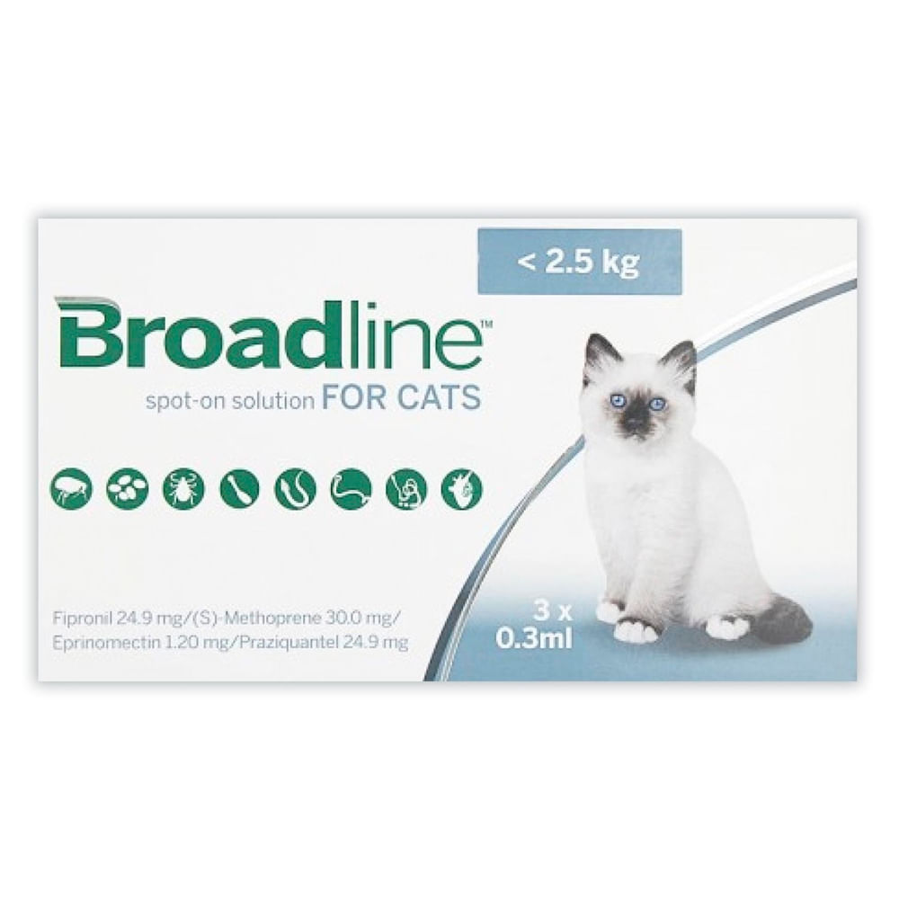 Jeringa Antipulgas Boehringer Broadline Gato Pequeño Menos de 2.5kg ...