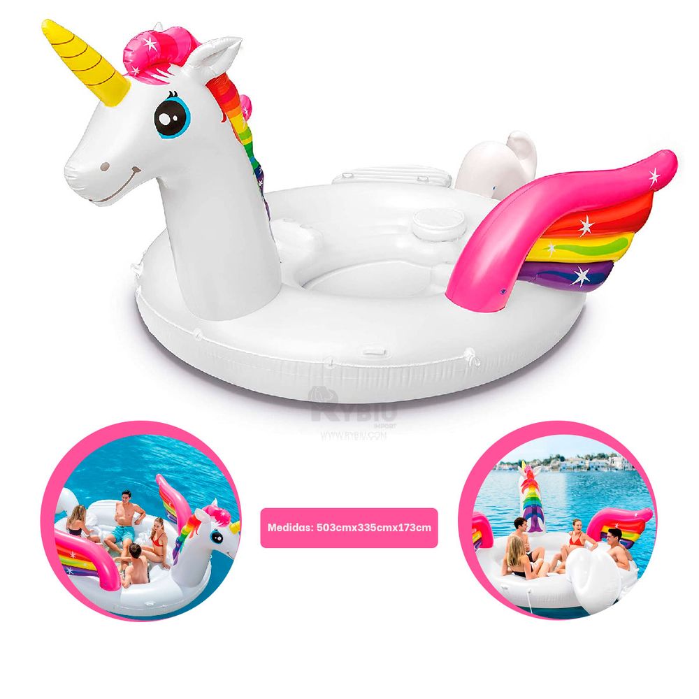 Unicornio Inflable de Fantasia para Piscinas | plazaVea - Supermercado