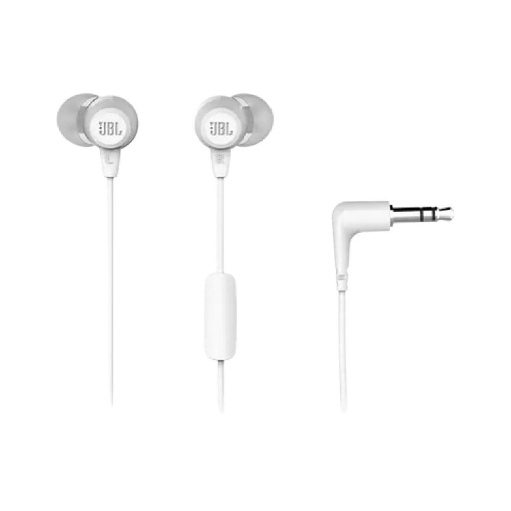 Audifonos JBL C50HI In-Ear 3.5 mm Con Microfono Blanco | plazaVea ...