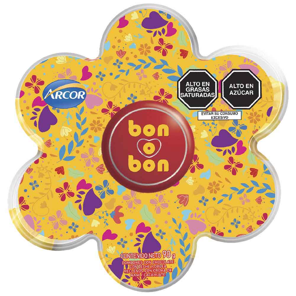 Bombones De Chocolate Bon O Bon Pote Flor 90g Plazavea Supermercado