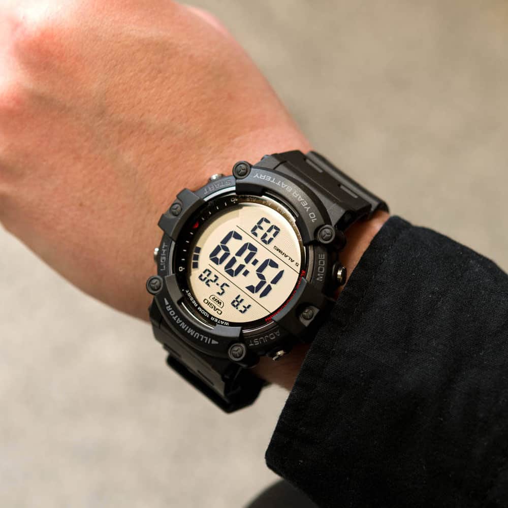 Reloj Casio AE-1500WH-1AV Digital para Hombre Cronometro Alarma Fecha ...