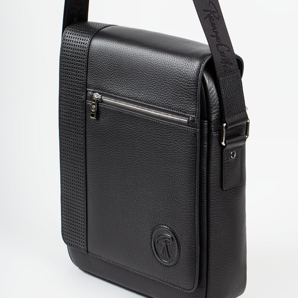 Morral para Hombre Grande con Logo de Marca Embozado Renzo Costa Mrc ...