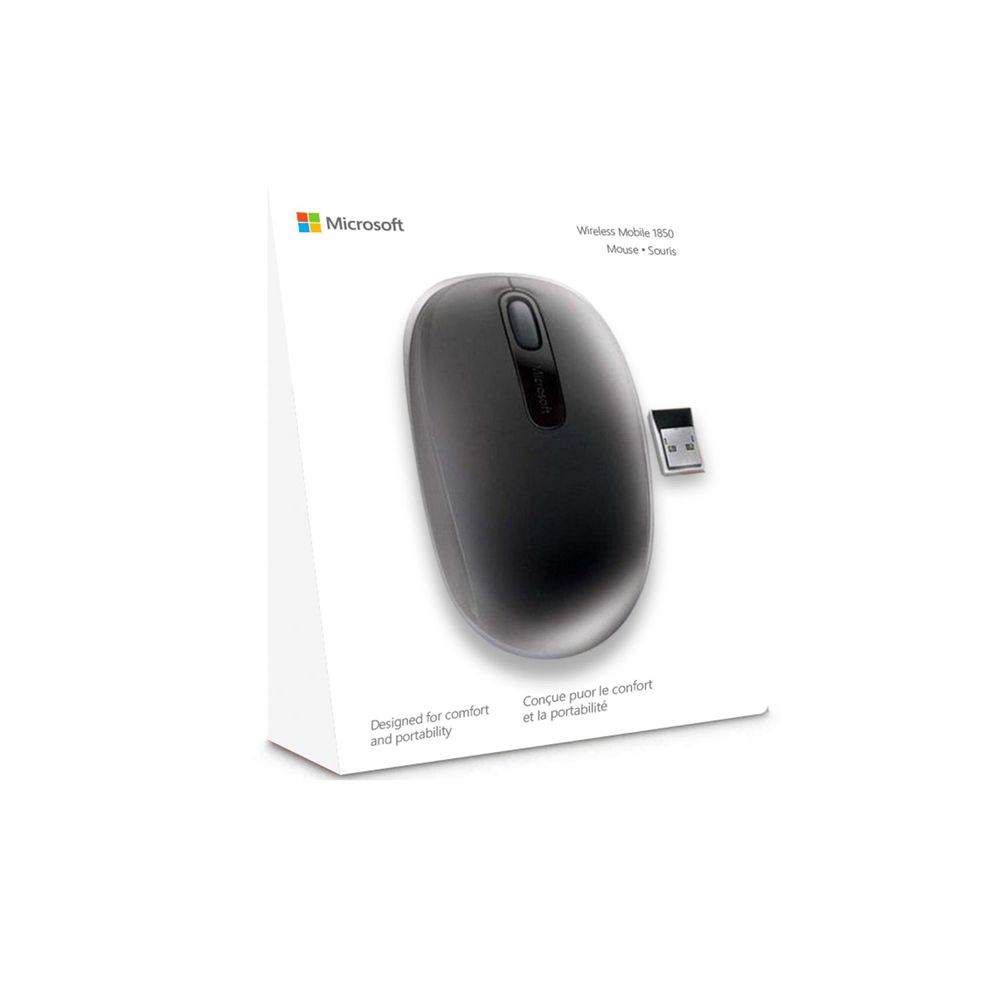 Mouse Microsoft Wireless Mobile 1850 Black | plazaVea - plazaVea