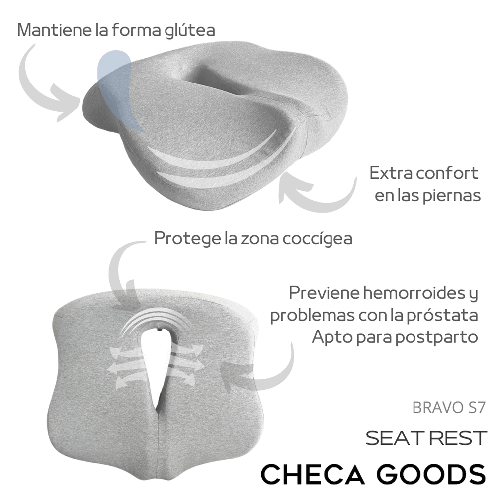 Cojin para Asiento Ortopedico Anti Hemorroides Prostata Checa Goods ...