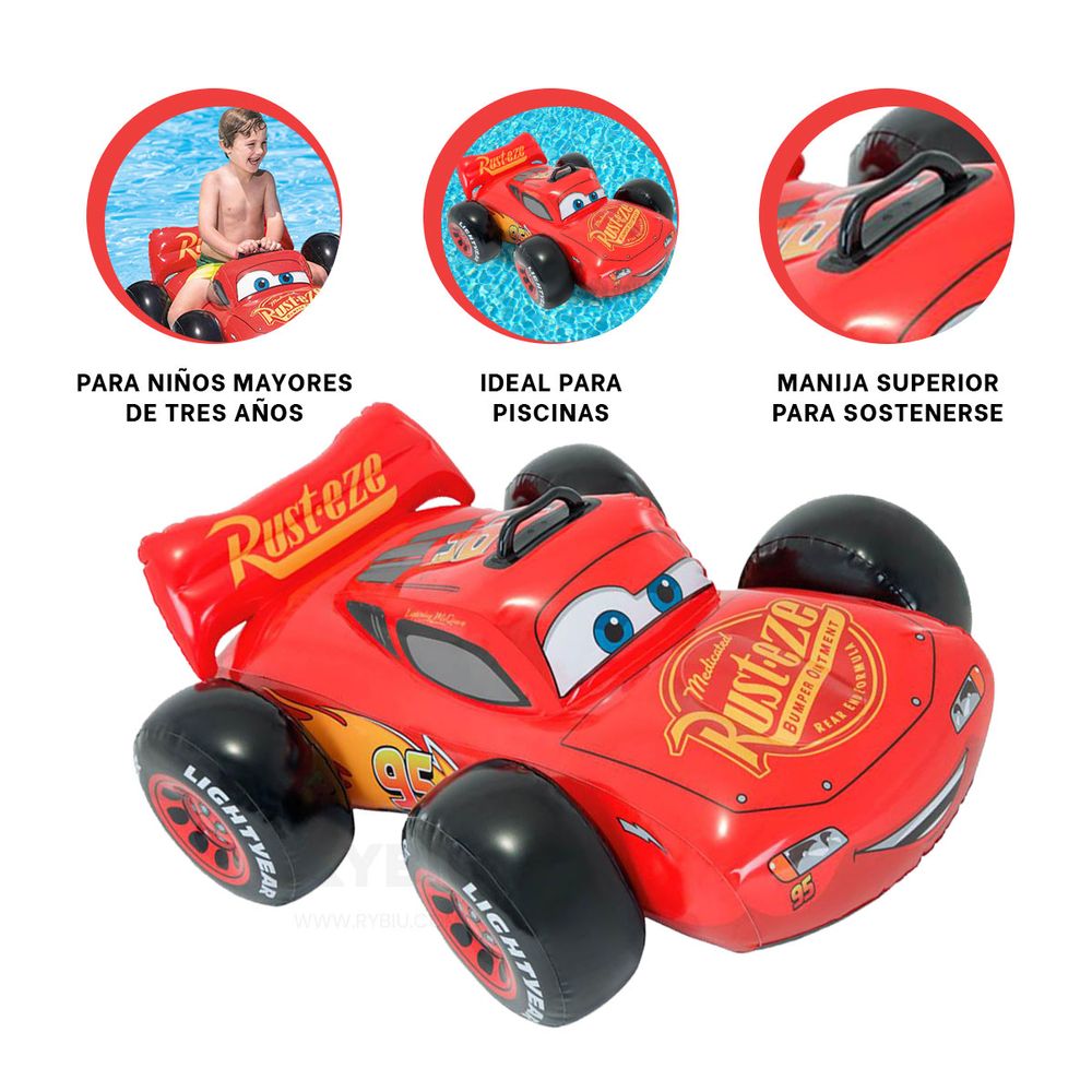 Flotador Inflable Intex Cars Rojo | plazaVea - Supermercado