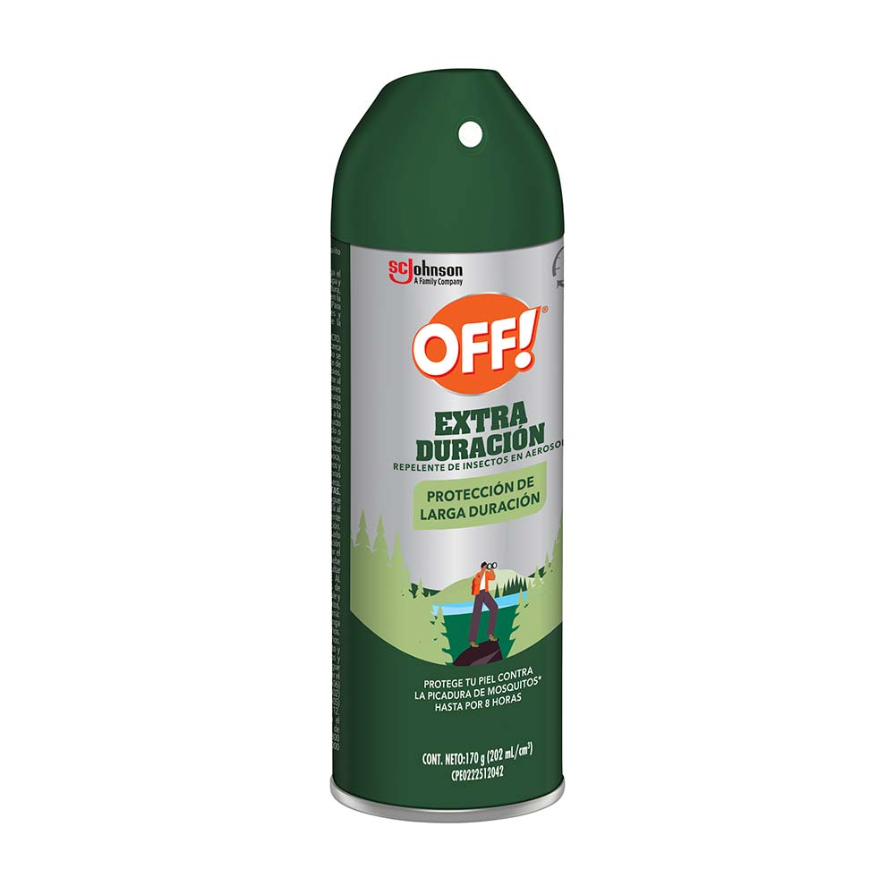 Repelente Off Aerosol extra duracion 170ml| plazaVea - plazaVea