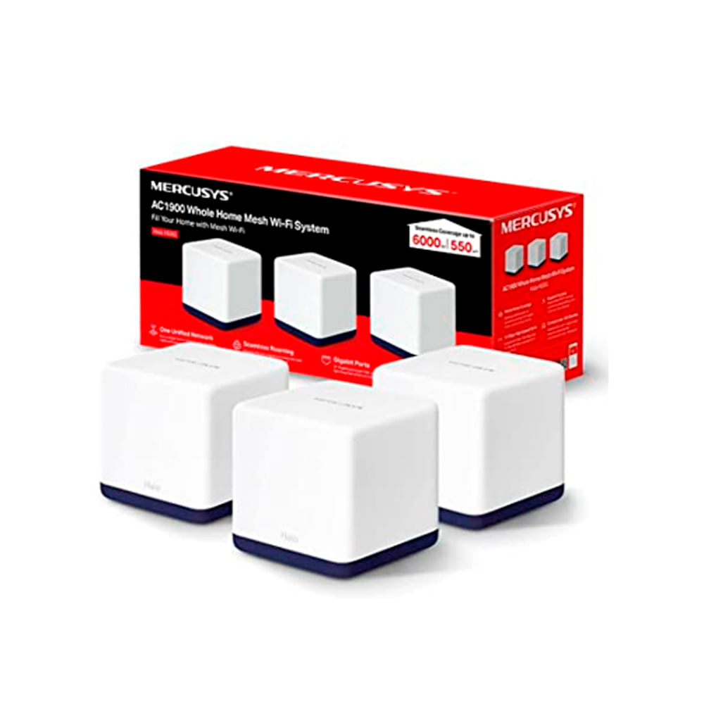 Access Point Mercusys Halo H50g 3 Ac1900 Mesh Wifi Doble Banda Original Plazavea Supermercado