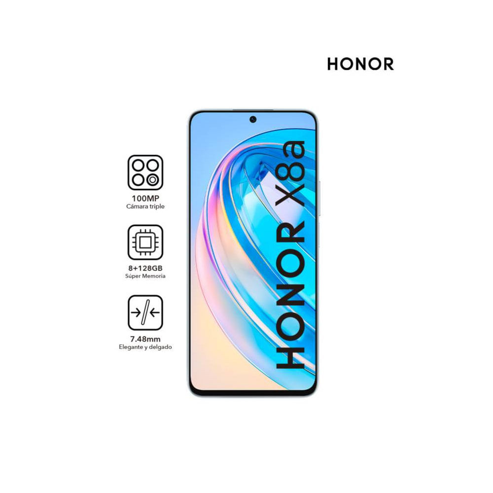Celular Honor X8A 8GB Ram 128GB Color Silver | plazaVea - plazaVea