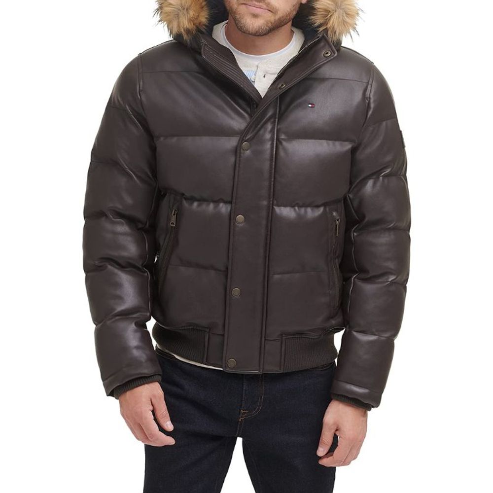 Casaca Tommy Hilfiger Faux Puffer Jacket | plazaVea - plazaVea
