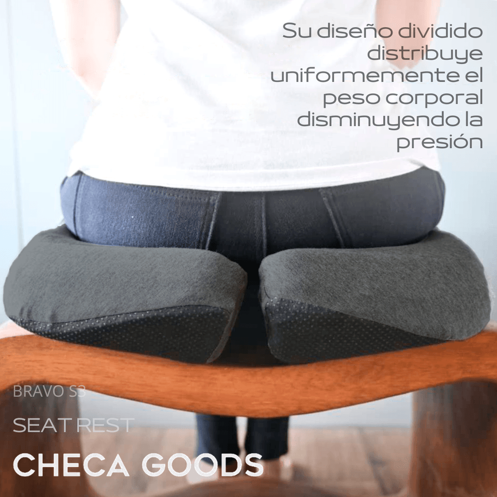 Cojin Silla Anatómico Ergonómico Dolor Coxis Hemorroides Original Checa ...