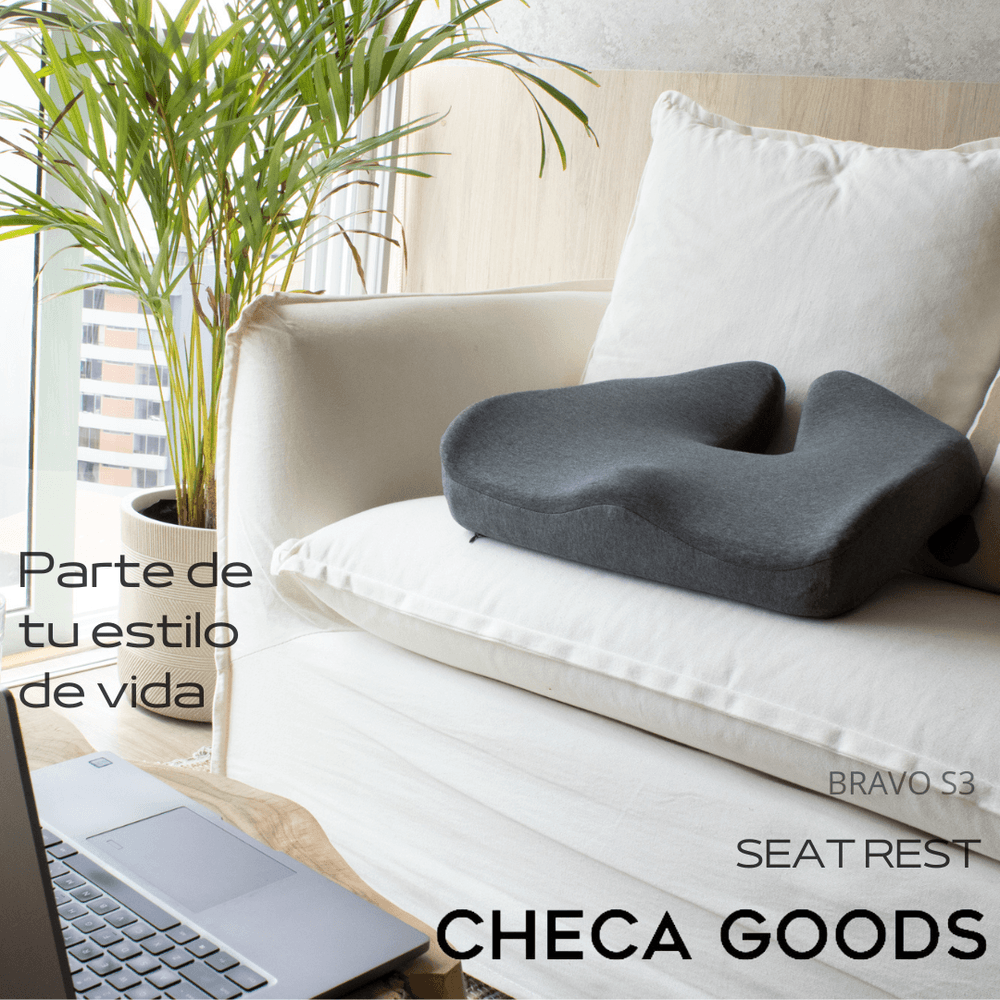 Cojin Silla Anatómico Ergonómico Dolor Coxis Hemorroides Original Checa ...