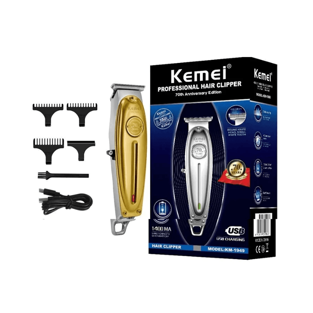 Maquina Patillera Kemei 70 YEARS KM-1949 - Dorado | plazaVea - Supermercado