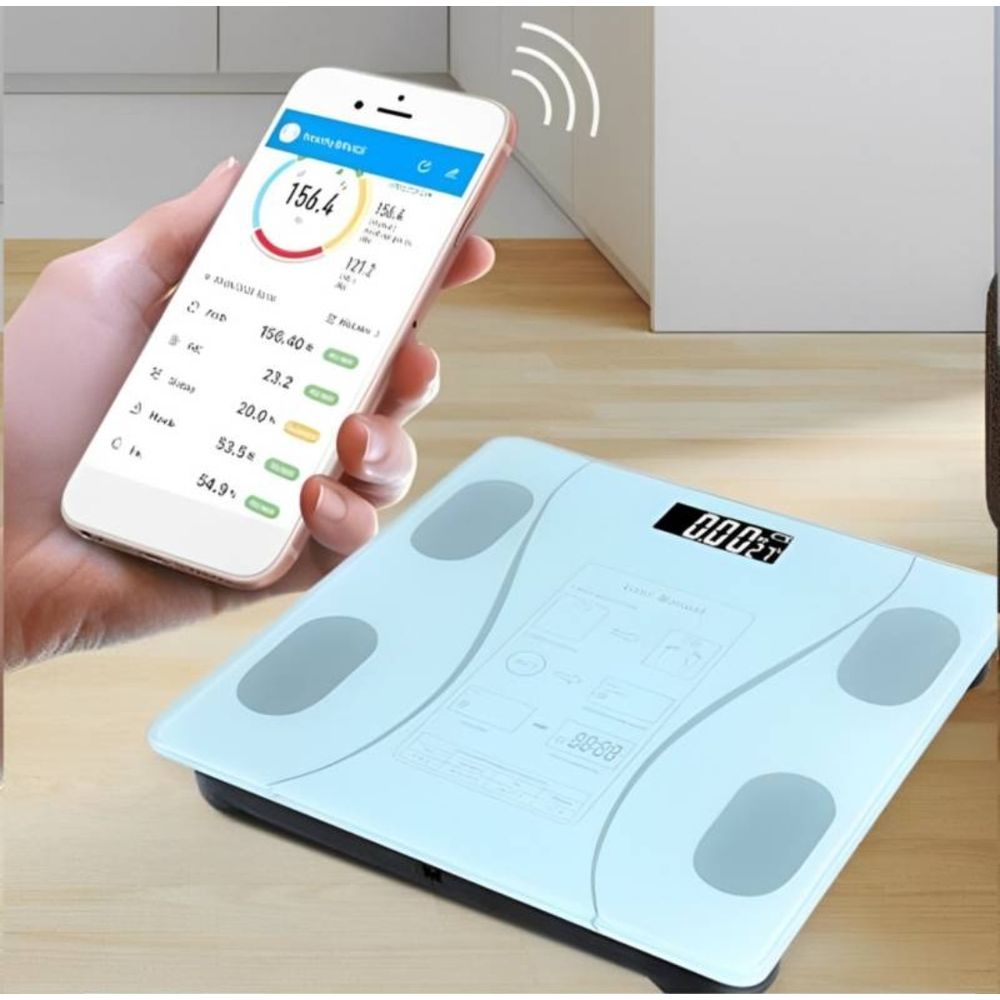 Balanza Inteligente con Bluetooth 180 kg BLANCO | plazaVea - Supermercado