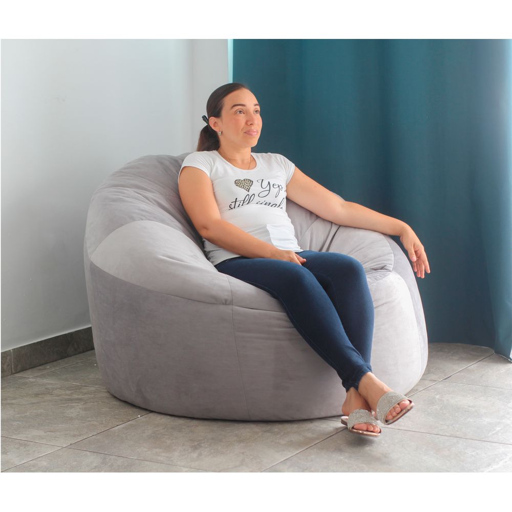 Puff Bean en terciopelo para adulto Mundo Puff Peru | plazaVea - plazaVea