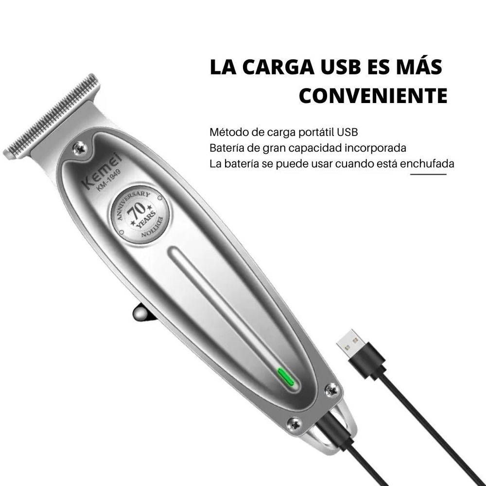 Cortador de Cabello Profesional Kemei 70 1949 Maquina Patillera | plazaVea - plazaVea