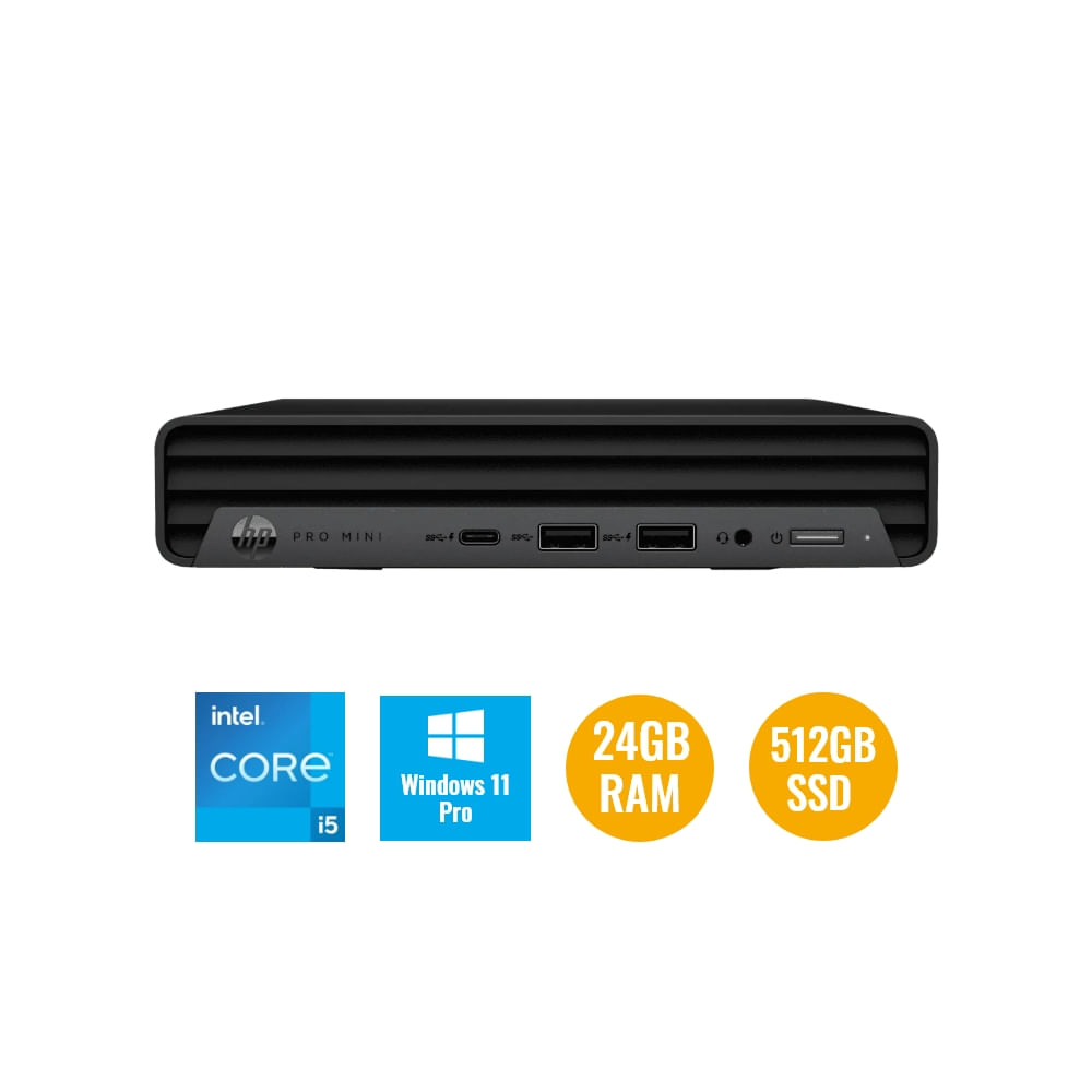 CPU HP Mini Prodesk 400 G9 Intel Core i5-12500T 24GB RAM 512 SSD ...