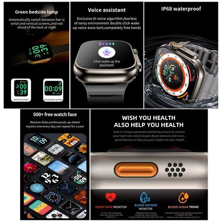 Smartwatch Serie 8 Ultra Gama Alta Naranja Z69 Ultra | plazaVea - plazaVea