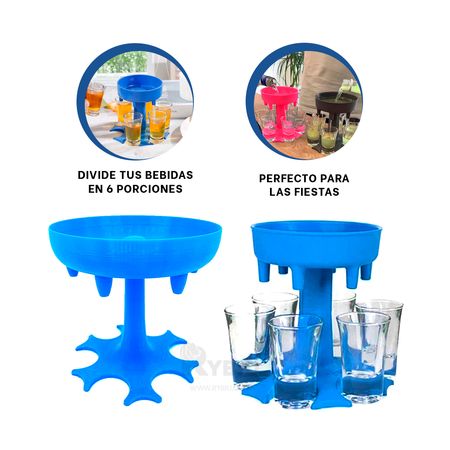 Dispensador de 6 Vias para Llenar Liquidos Celeste | plazaVea - plazaVea
