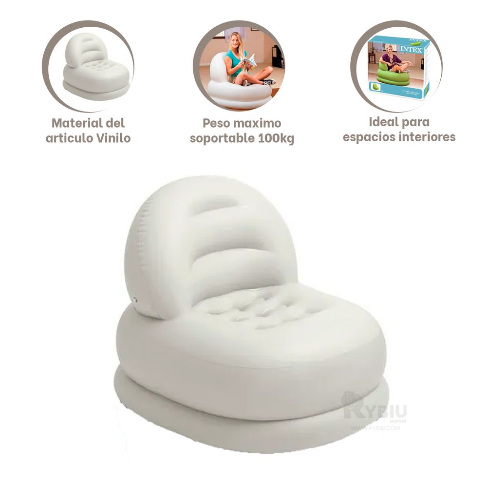 Novedoso Sofa Inflable para Sala Blanco | plazaVea - plazaVea