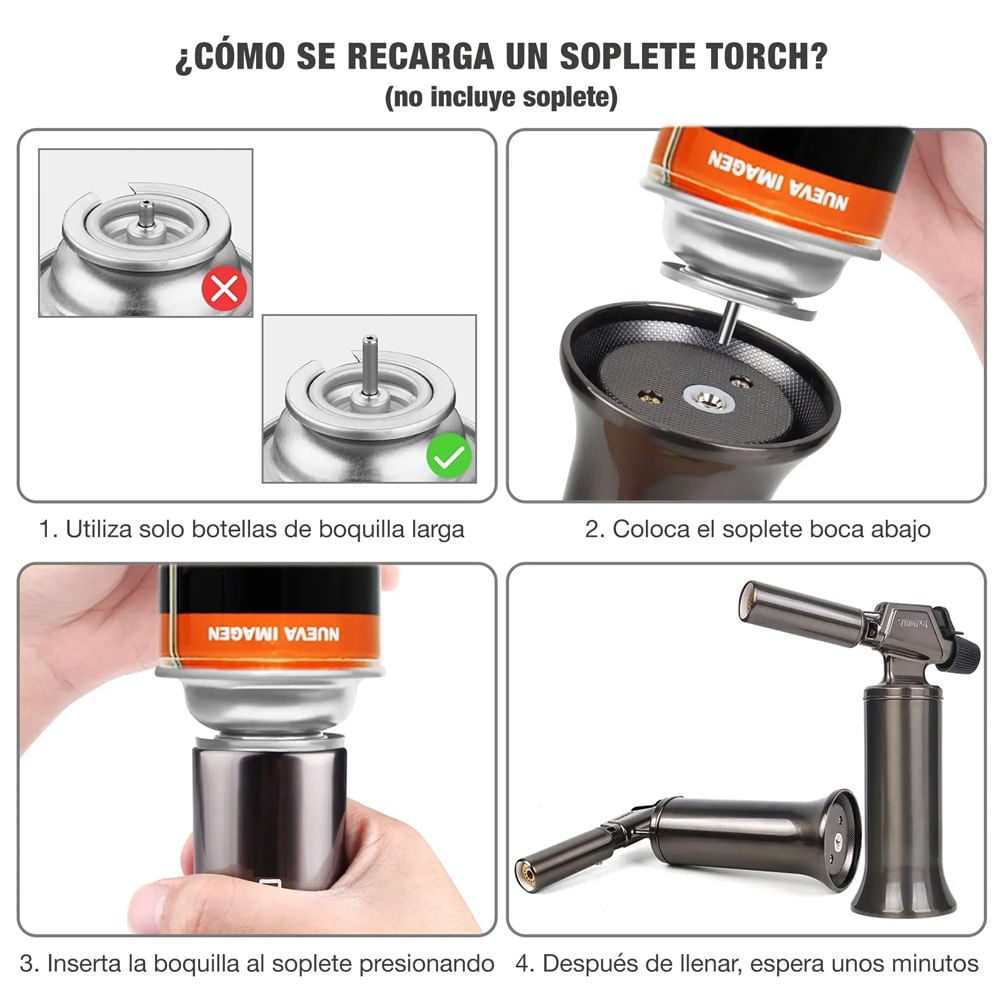 Gas Butano FIX Ultra Refinado Recarga Todo Tipo Encendedores Sopletes ...