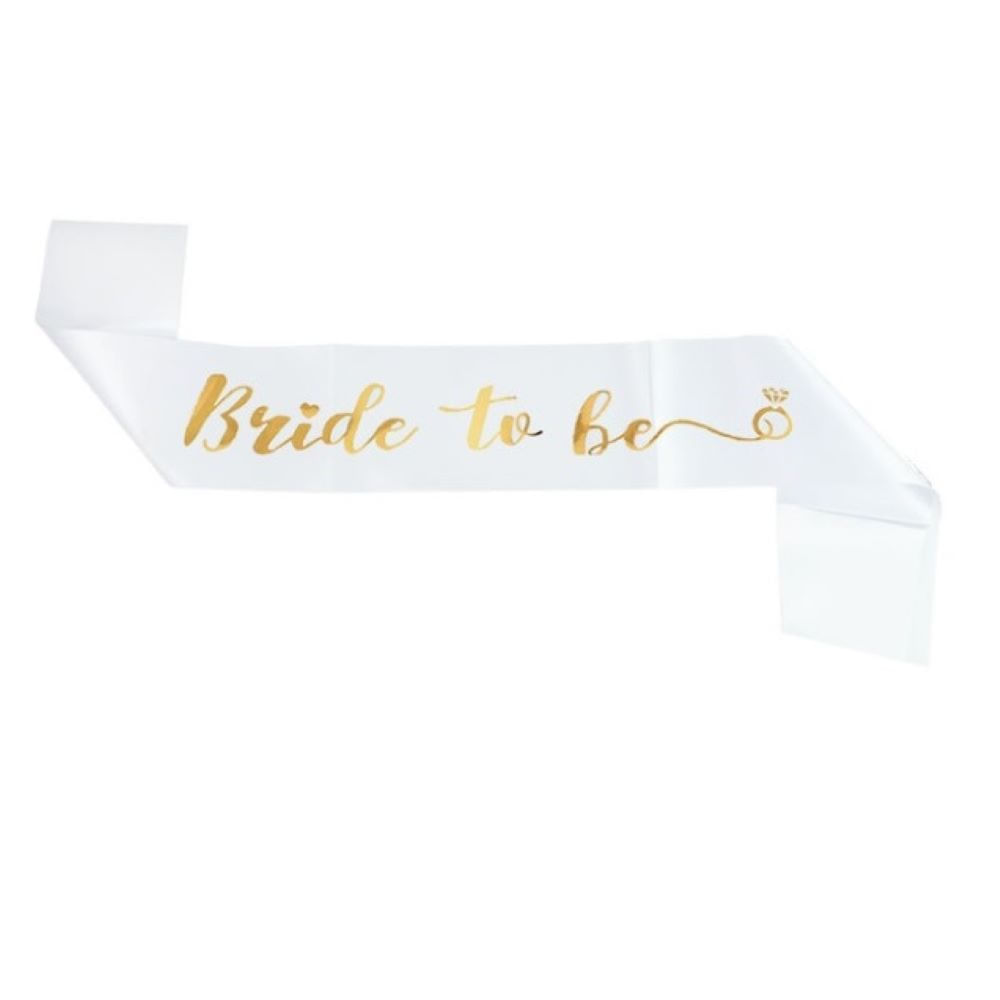 Banda para la Novia Despedida de Soltera Bride To Be Anillo Dorado ...