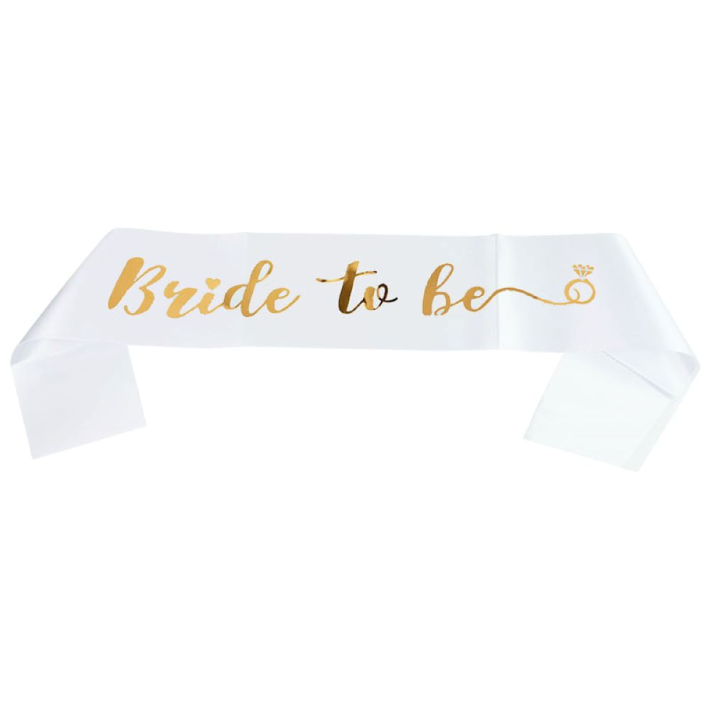 Banda para la Novia Despedida de Soltera Bride To Be Anillo Dorado ...