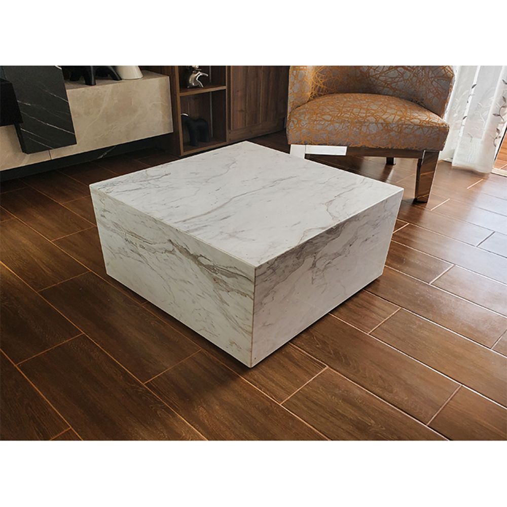 Mesa de Centro Decor Mesas Ice Mármol Blanco | plazaVea - plazaVea