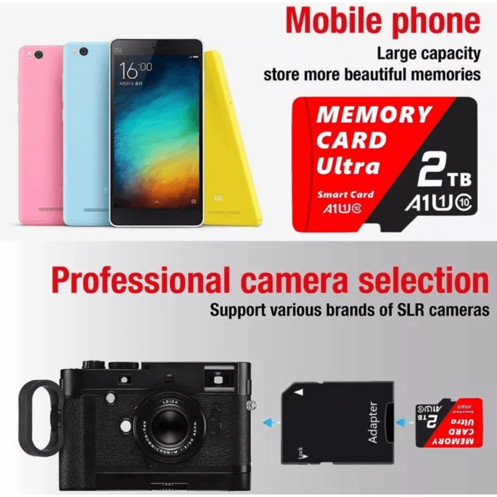 MEMORIA MICRO SD 2TB 2000GB ULTRA 4K U1 V10 HD | plazaVea - plazaVea