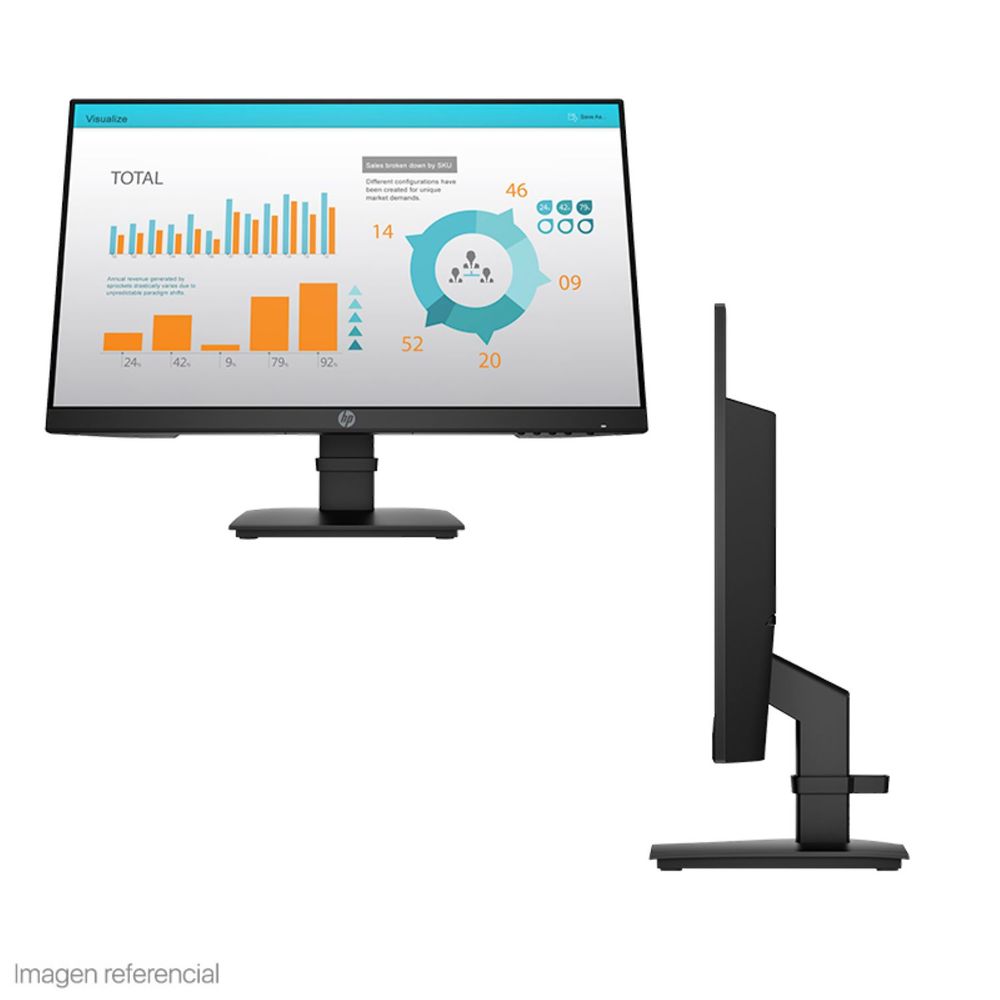 Monitor HP 23.8 P24 G4 1920X1080 | plazaVea - plazaVea