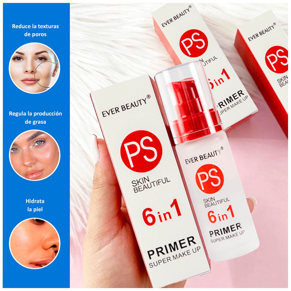 Primer de Maquillaje 6 en 1 Ever Beauty | plazaVea - plazaVea