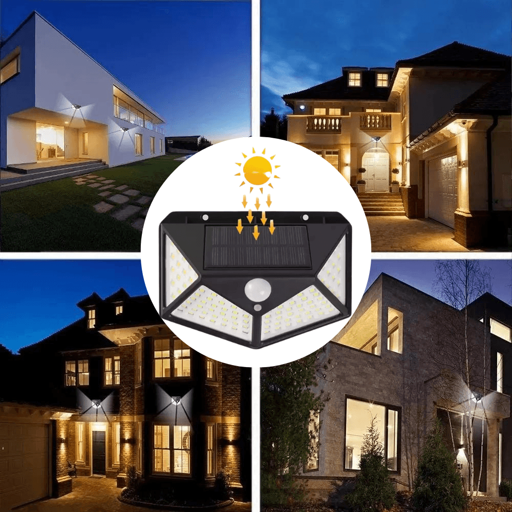 Reflector Recargable con Energía Solar y con Sensor de Movimiento ...