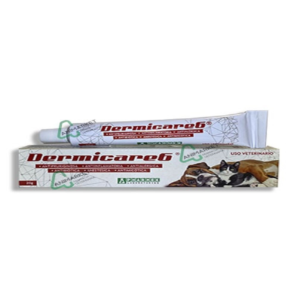 Crema Dermicare6a Para Perros Y Gatos Antiflamatorio y Antibiotico ...