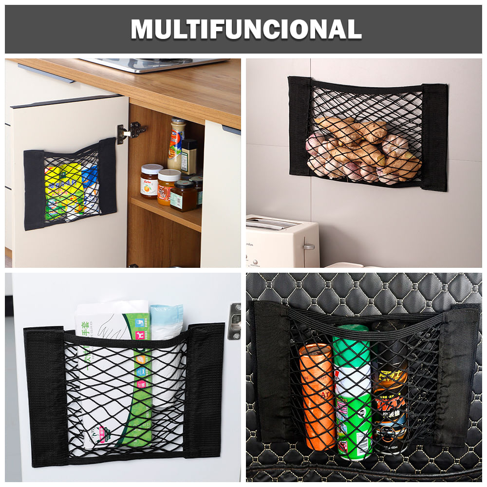 Malla Bolsa Organizador con Velcro Adhesivo para Lavandería AJ6 ...