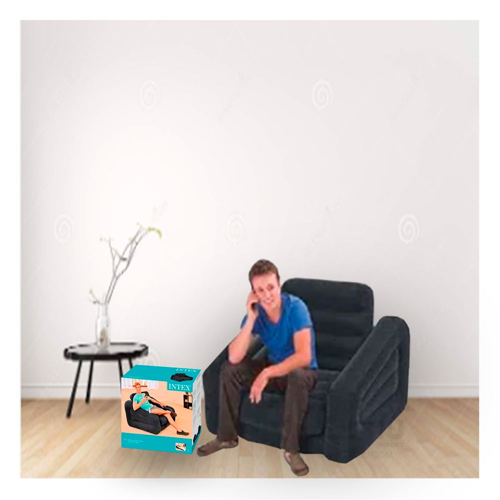 Sillon Litera Individual de Color Negro | plazaVea - plazaVea